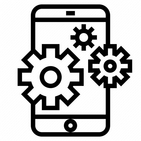 mobile phone smartphone device app icon download on iconfinder