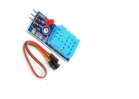 Dht11 Temperature And Humidity Sensor Module With Led With A Calibrated