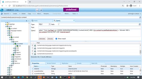 Solved Aem Query To Fetch Pages With Value Is Not Equal T Adobe Experience League