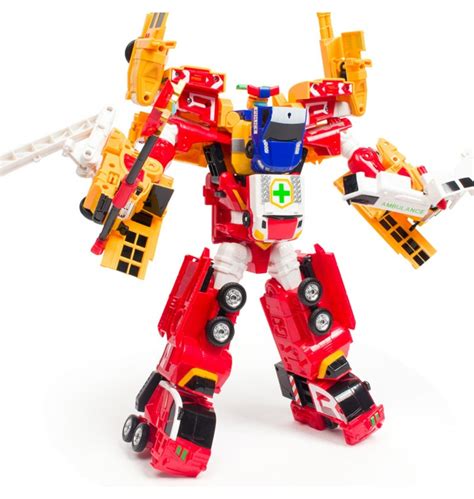 헬로카봇 슈퍼패트론 4대합체 변신 로봇 장난감 티몬