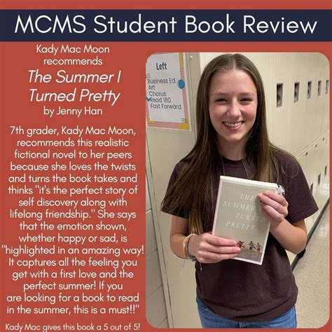 MCMS Book Review Monroe County Middle School