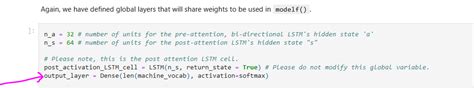 exercise 2 the expected model is different than mine sequence models deeplearning ai