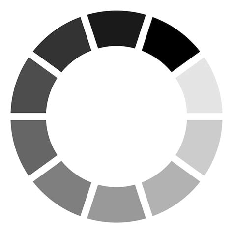 premium vector progress ring indicator process symbol interface element