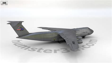 360 View Of Lockheed C 5 Galaxy 3d Model 3dmodels Store