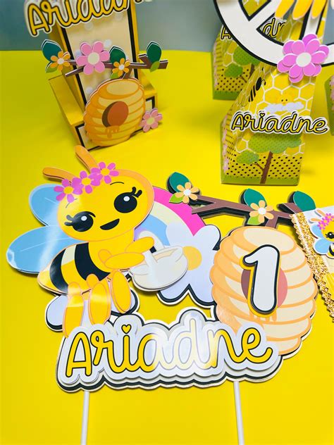 Abejita Chiquitita Cake Topper Little Bee 1st Birthday Party