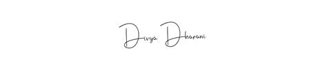 92 Divya Dharani Name Signature Style Ideas Fine E Signature