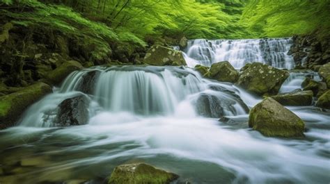 바위가 있는 숲에 물이 흐르는 이미지 히가시나루세 마을의 후도 폭포 아키타 현 02 고화질 사진 사진 배경 일러스트 및 사진 무료 다운로드 Pngtree