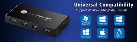 DigitConvert USB Switch Selector USB Hub Switch Computer Sharing USB Devices Peripheral