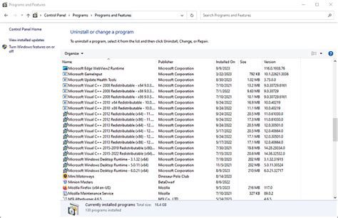 Any Idea Why My Programs And Features Color Scheme Is Messed Up