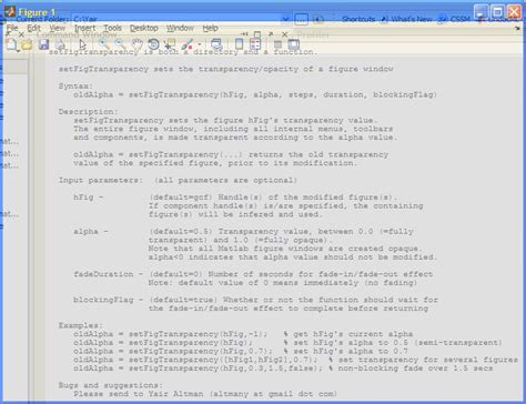 Transparent Matlab Figure Window Undocumented Matlab