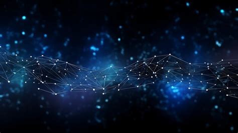 Premium Ai Image Gradient Network Connection Background