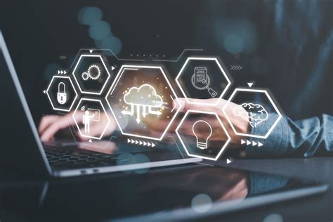 Cloud Computing Concept Digital Network Data Connection Technology Modern Communication With