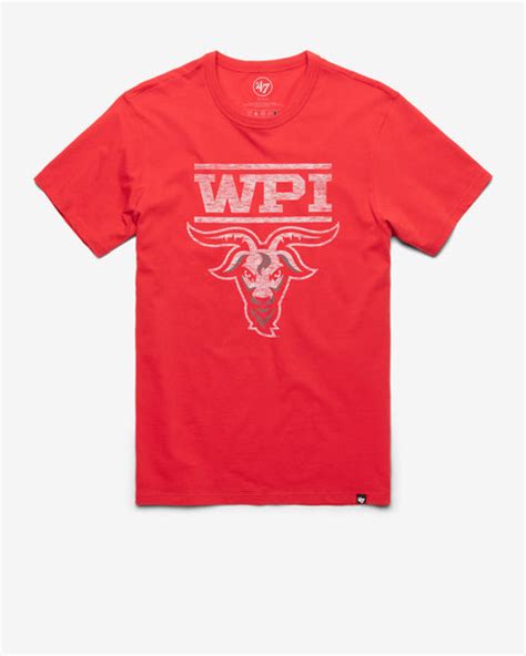 Wpi Worcester Poly Tech Apparel Classic Franklin Tee 47