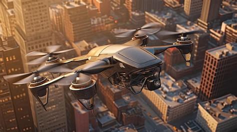 Premium Ai Image Future Of Delivery Aidriven Drones With Face Recognition