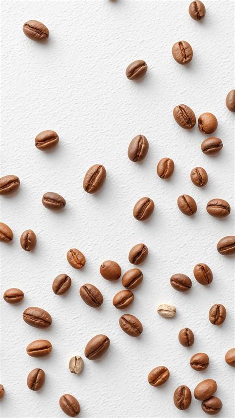 Фон с кофейными зернами · Обои на телефон по ссылке в 2025 г Кофейные зёрна Кофейня Обои