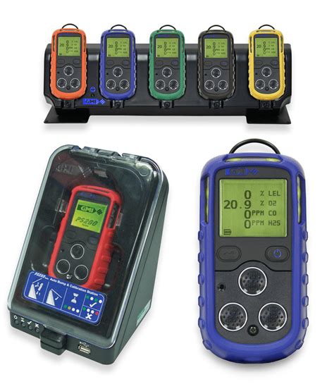 64141 Gmi Ps200 4 Gas Monitor Lel O2 Co H2s With Pump