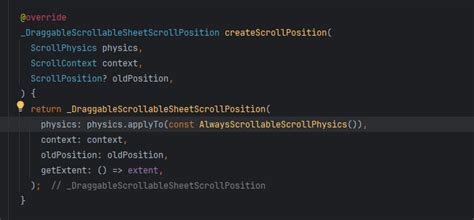 Change Default Physics Of DraggableScrollableSheet Issue 138690