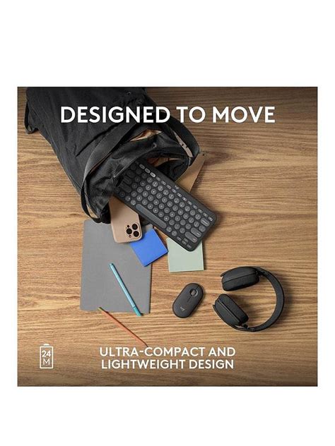 Logitech Pebble Mouse 2 M350s Slim Bluetooth Wireless Mouse Lightweight Quiet Clicks