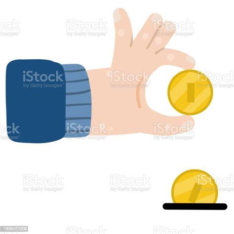 손으로 잡고 동전 돈을 절약 할 수 있습니다 제품 및 스폰서십에 대한 지불 현대 트렌디 한 플랫 만화 일러스트 돼지 저금통 슬롯 개념에 대한 스톡 벡터 아트 및 기타 이미지