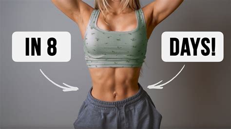 8 Min 8 Days 8 Exercises To Get Small Waist And Abs Do This Every