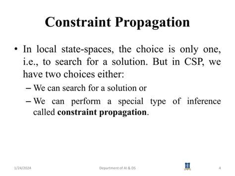 AI3391 Artificial Intelligence Session 23 Backtracking CSP S Pptx