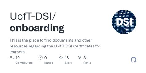 Onboardingonboardingdocumentsparticipantguidelinesmd At Main · Uoft Dsionboarding · Github