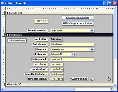 Access Datenbanken In Frontend Und Backend Aufteilen Akademiede
