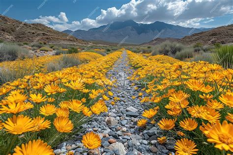 Premium Photo Yellow Flowers On A Natural Yellowgreen Nature Background