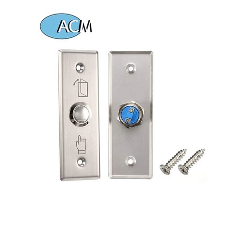 door exit push button release switch opener no com nc led light for