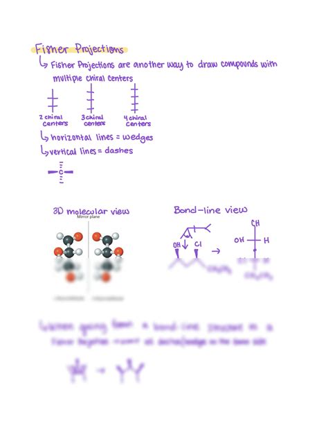 SOLUTION Fischer Projections Studypool