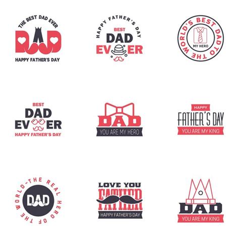 Fathers Day Logo Vector Art Icons And Graphics For Free Download