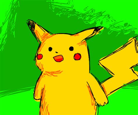 Pikachu And This Weird Thing Drawception