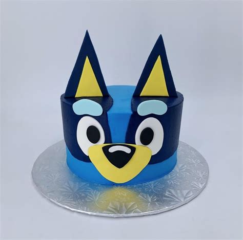 I Worked On This Cute Bluey Head Cake This Week Its A Mix Of