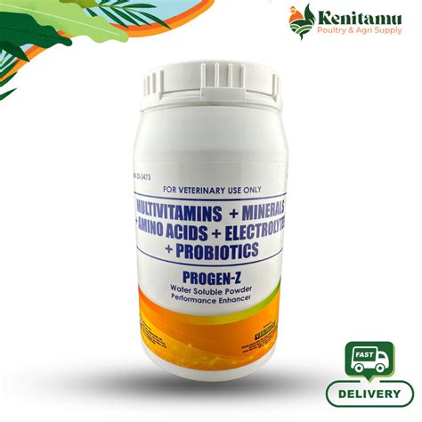 Progen Z 1kg Soluble Powder Vitaminselectrolytesamino Acids