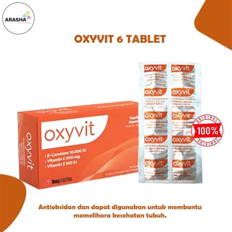 Oxyvit Vitamin C Perstrip 6 Tablet Suplemen Daya Tahan Tubuh Lazada