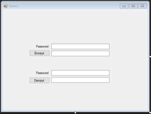 Encrypt And Decrypt Password Using C