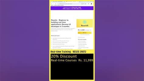 Real Time Courses 11999 Reactjs Java Springboot Angular Java Fullstack Web Development