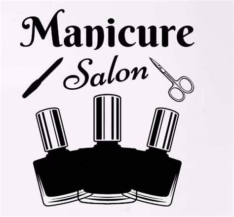 Wall Vinyl Sticker Beauty Shop Store Decal Barber Spa Salon Hair Nail