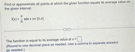 Answered Find Or Approximate All Points At Which The Given Function