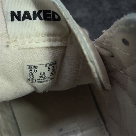 Rare Naked X Vans Sk Hi Lx Nude Pink Mens Size Us Gem