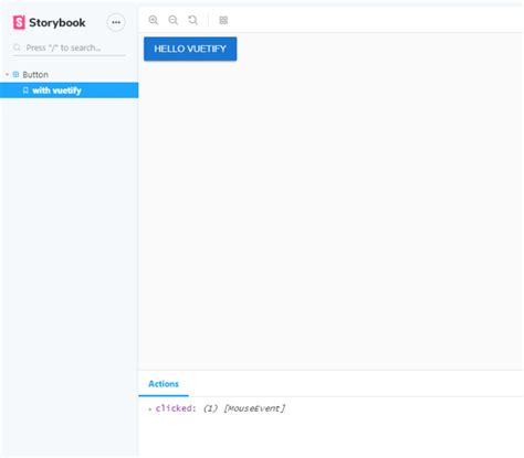 tsifm vue js vuetify and storybook integration c od e