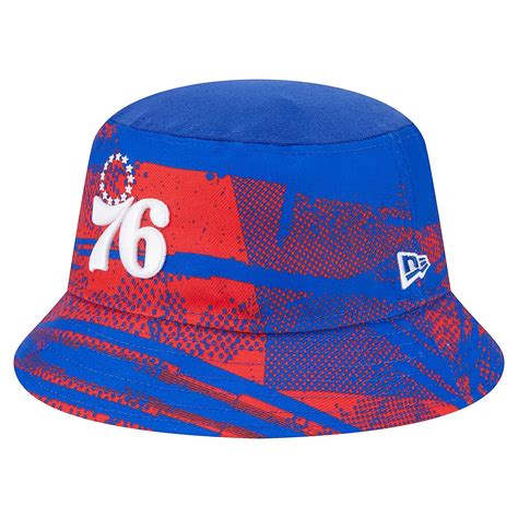 New Era Red Philadelphia 76ers Tip Off Bucket Hat Academy