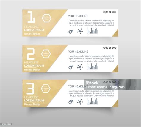 다각형 기하학적 삼각형 패턴 모양의 인포 그래픽 배너 세트입니다 웹 배너 현대 낮은 다각형 세트 배경 디자인 기하학적 배경 Eps10 벡터 일러스트레이션 0명에 대한 스톡