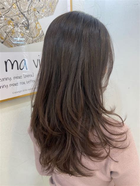 허쉬컷 허쉬레이어드컷 부산대 미용실 마비에 허현 점장 긴 머리 헤어 머리