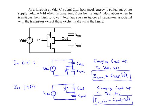 Capacitor Cmos Energy Supply Of Voltage Electrical Engineering