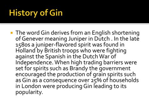 Classification Of Gin Pptx