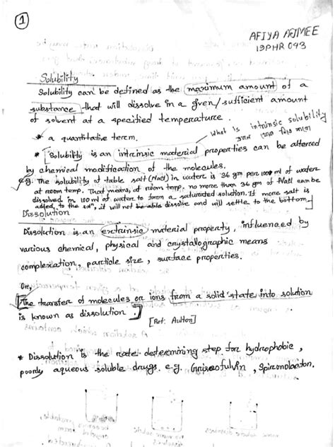 Solubility Chapter 01 Bp 02 Pdf