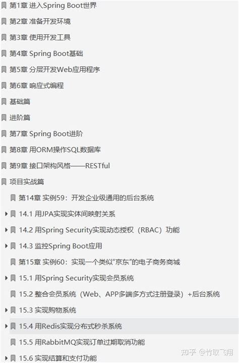 阿里高工珍藏版：springboot实战派文档，从入门开始一直让你学到项目实战 知乎