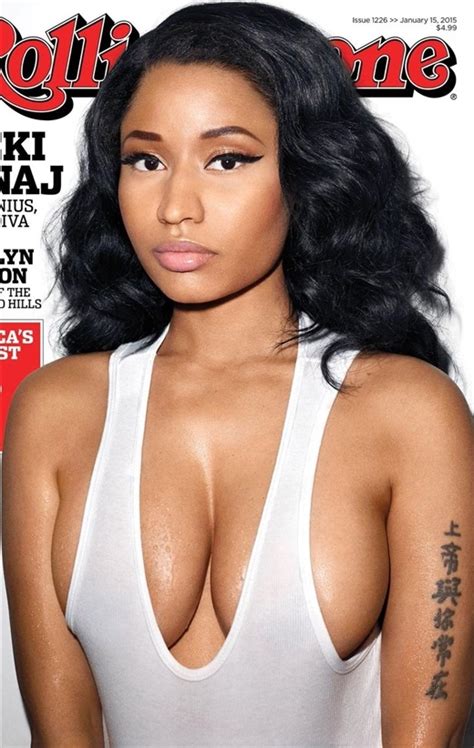 Nicki Minajs Sweaty Tits On The Cover Of Rolling Stone