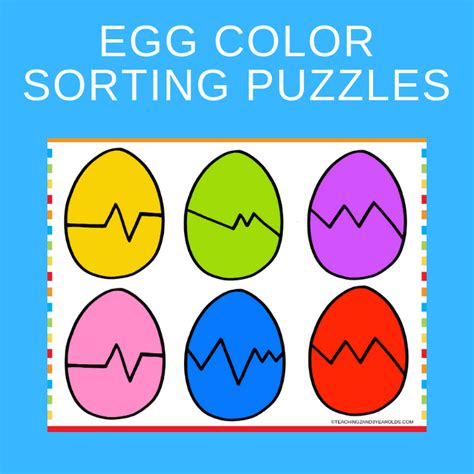 Free Easter Egg Color Matching Activity